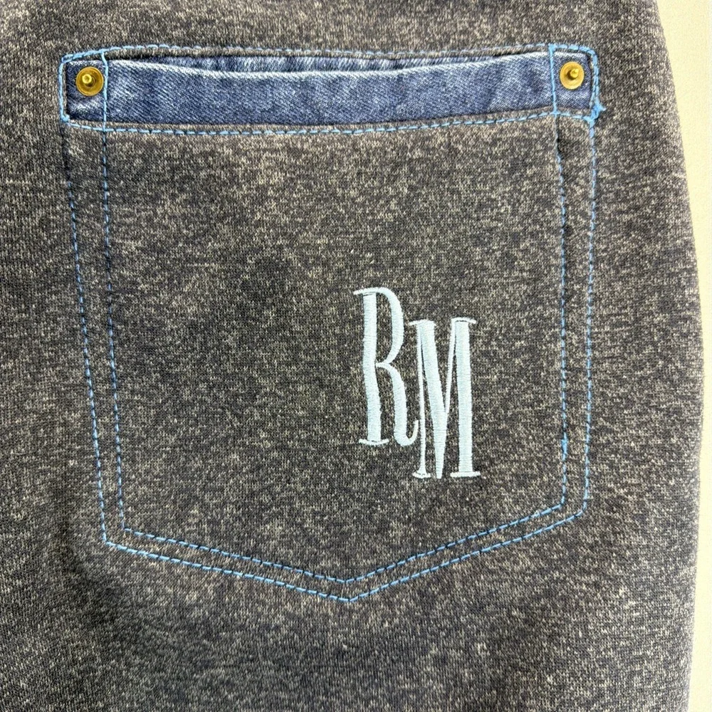Rock Man | Jeans | Vtg Rockman Jeans Mix Fabric Mens 4 Wide Leg Cropped ...